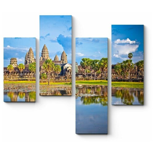 Модульная картина Знаменитый храмовый комплекс Ангкор-Ват144x135