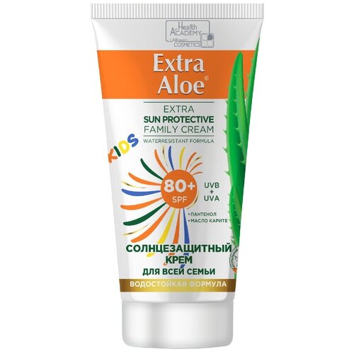 FAMILY COSMETICS (VILSEN) FAMILY COSMETICS Extra Aloe Солнцезащитный крем для всей семьи SPF 80+, 75мл FEASO-10264