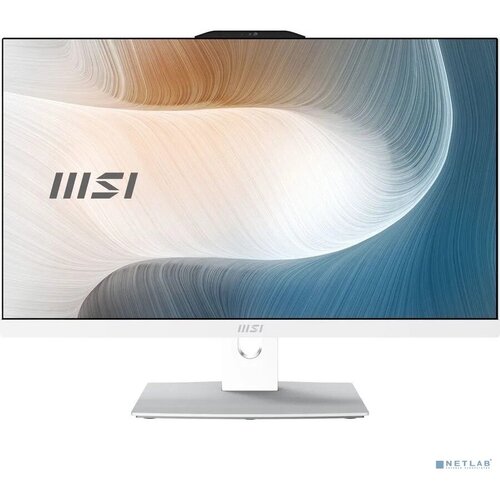 MicroStar Моноблок MSI Modern AM242P 12M-216RU 9S6-AE0712-216 White 23.8" FHD i5-1240P/16Gb/512Gb SSD/Iris Xe/Win 11 Pro Белый