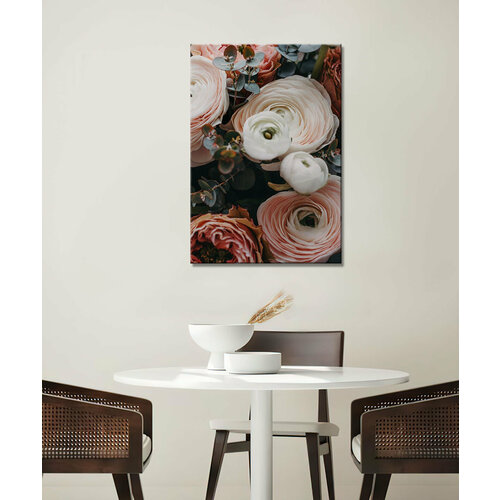 Картина/Картина на холсте для интерьера/Картина на стену/Картина для кухни/ - Цветы (4) 20х30