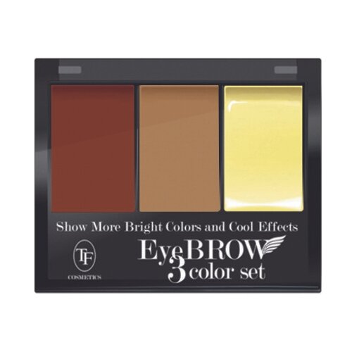 TF Cosmetics Тени для коррекции бровей EyeBROW 3 color Set, 103 dark brown