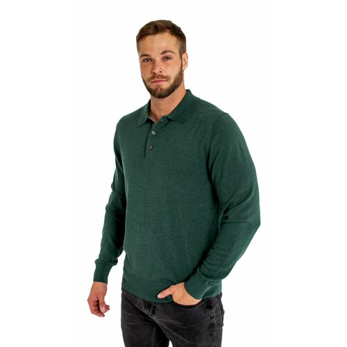 Пуловер , размер 2XL, зеленый