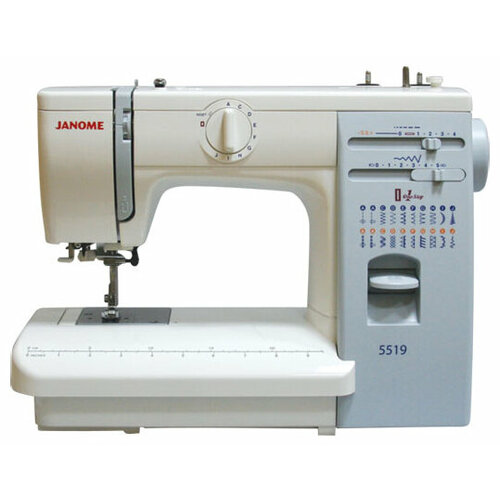 Швейная машина Janome 419S / 5519, бело-голубой