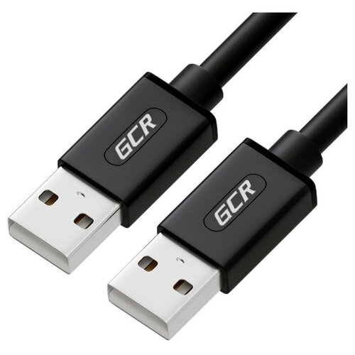 Кабель USB AM AM 1.8метра GCR 10028 Prof 28/24 AWG шнур юсб для компьютера ноутбука удлинителя экран армированный морозостойкий