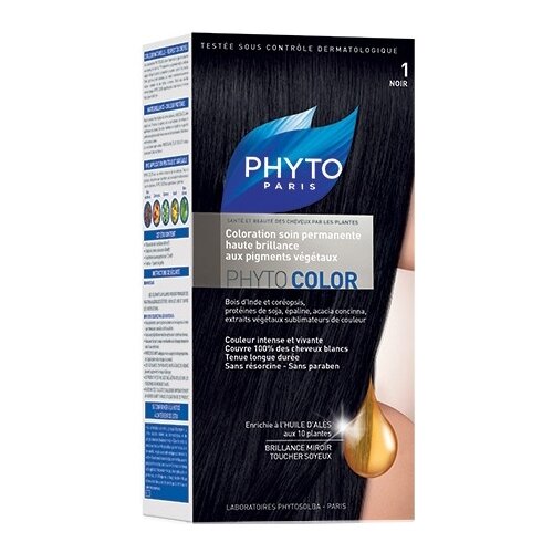 PHYTO Phytocolor краска для волос, 1 черный, 300 мл
