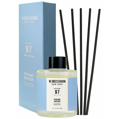 Парфюмерный диффузор | W.Dressroom New Perfume Diffuser Home Fragrance Aromatherapy № 97 April Cotton 120 ml