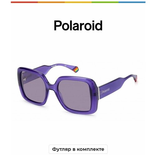 Солнцезащитные очки Polaroid Polaroid PLD 6168/S B3V KL, фиолетовый