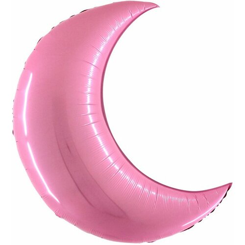 Воздушный шар, Полумесяц, розовый, 91 см
