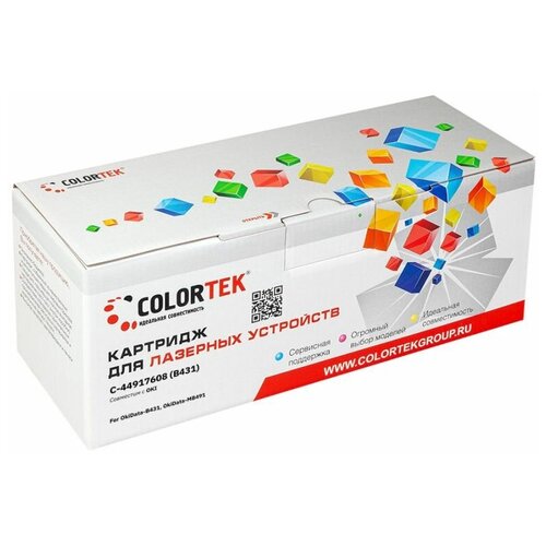 Картридж лазерный Colortek CT-44917608 (B431) для принтеров OKI