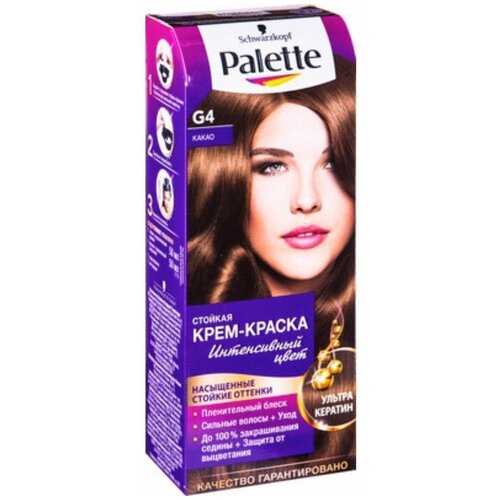Schwarzkopf Palette стойкая крем-краска для волос, G4 какао, 110 мл