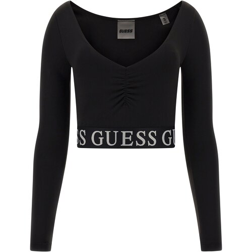 Лонгслив GUESS, размер 48/L, черный