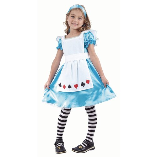 Карнавальный костюм Алисы в стране чудес детский для девочки