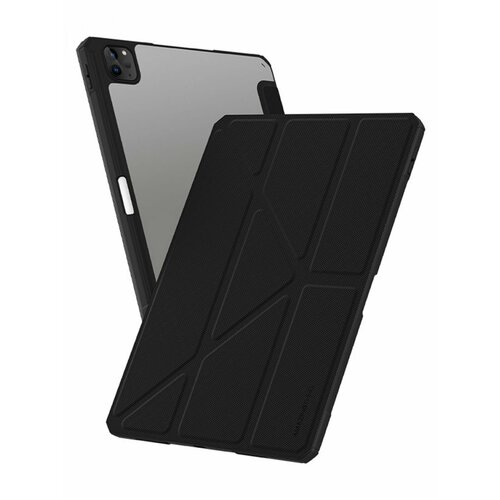 Чехол для планшета iPad Pro 11" 2020 Amazingthing Titan Pro с отсеком для стилуса черный, противоударный кейс с подставкой, книжка с защитой камеры