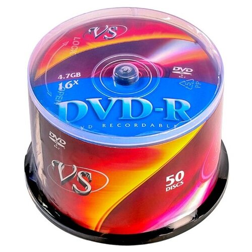 Диск VS DVD-R 4,7 GB 16x CB/50