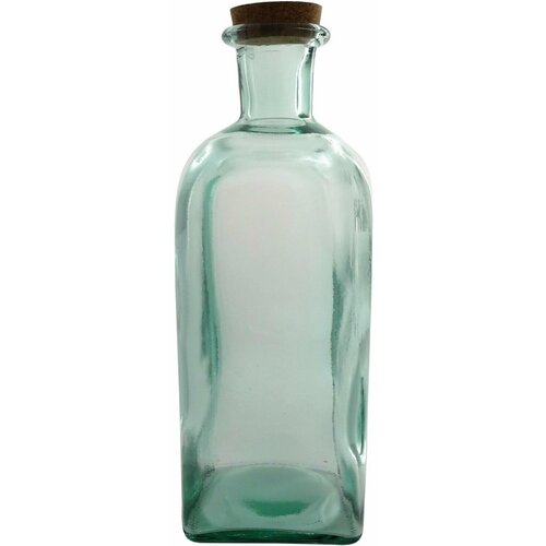 Бутылка с пробкой San Miguel 2л, высота 29см, стекло, прозрачный