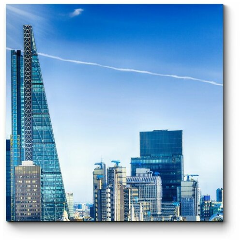 Модульная картина Небоскребы делового Лондона 50x50