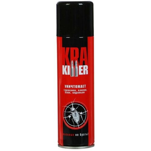 KRA Аэрозоль от ползающих насекомых "KRA Killer" Дихлофос, 230 мл