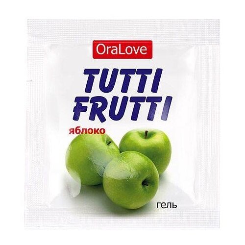 Крем-смазка  Биоритм Tutti-Frutti Яблоко, 4 г, 4 мл, яблоко