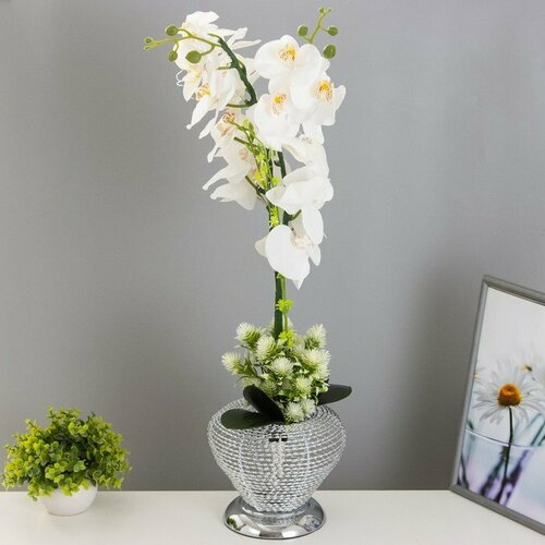 Ночник "Орхидея" 18хLED 4000К белый 20х20х60см RISALUX