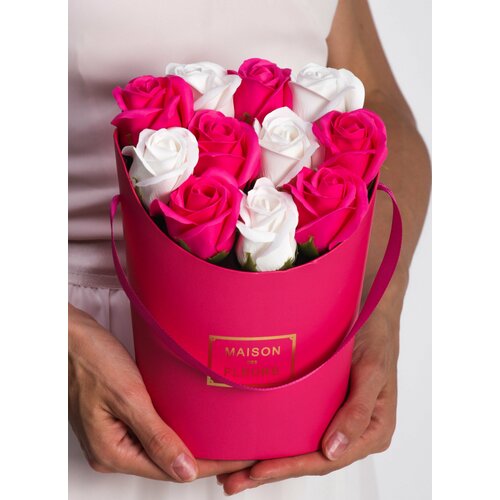 Букет из мыльных роз, цветы из мыла, Цветы на 14 февраля и 8 марта, подарок маме, девушке