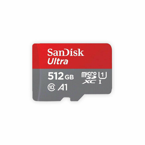 Карта памяти SanDisk microSDXC 512 ГБ Class 10, A1, UHS-I, R 150 МБ