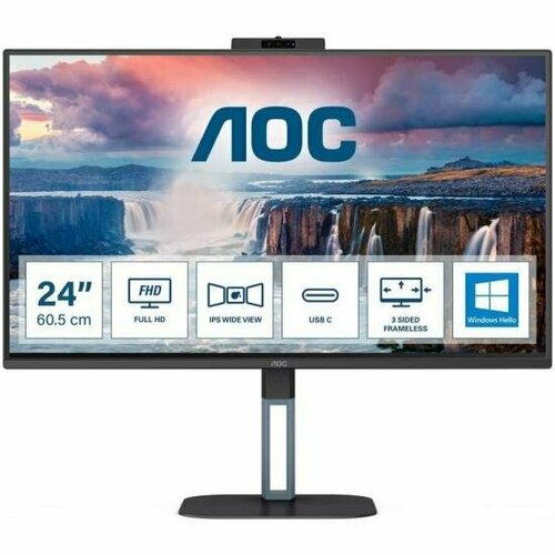 Монитор AOC 23.8' (24V5CW), черный