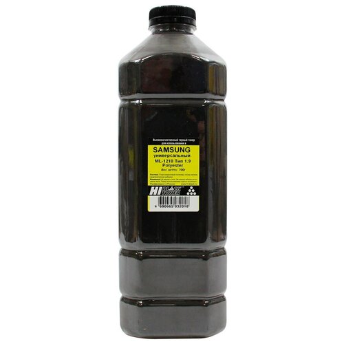 Тонер Hi-Black Универсальный для Samsung ML-1210, Polyester, Тип 1.9, Bk, 700 г, канистра, черный