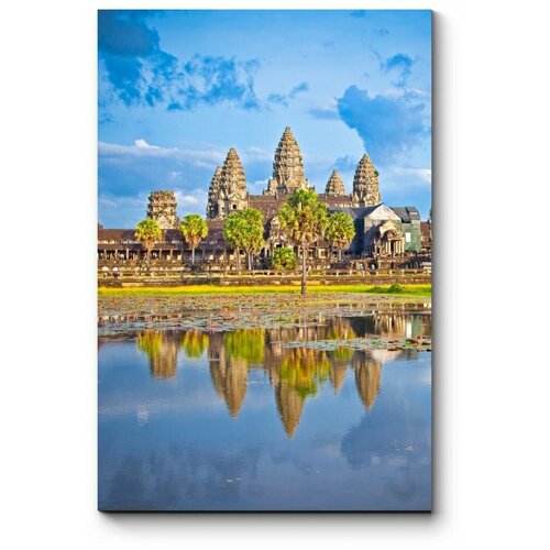 Модульная картина Знаменитый храмовый комплекс Ангкор-Ват30x45