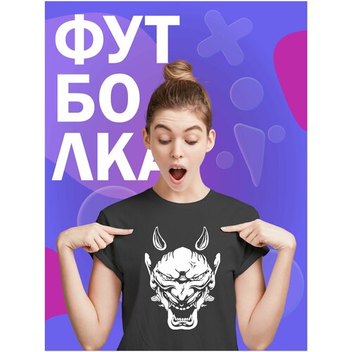 Футболка NO NAME, размер M, черный