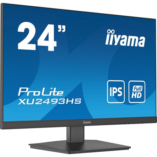 Монитор 23.8" Iiyama ProLite XU2493HS-B5, 1920х1080, 75 Гц, IPS, черный