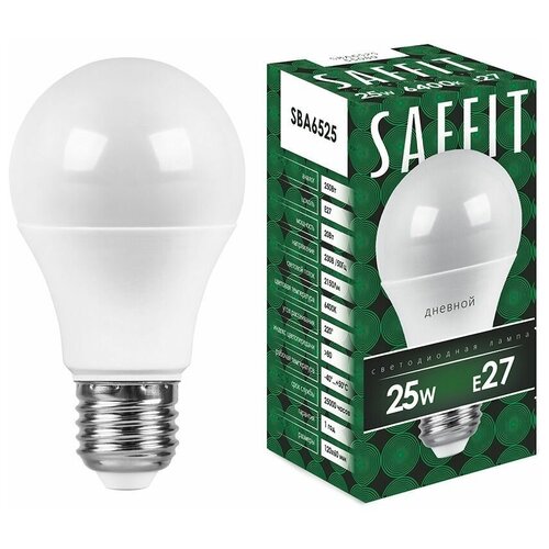 Лампа светодиодная LED 25вт Е27 дневной | код. 55089 | FERON (7шт. в упак.)
