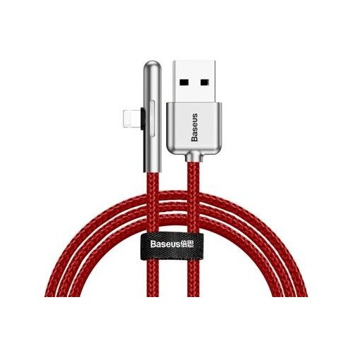 Кабель Baseus Iridescent Lamp Mobile Game Cable USB (CAL7C-B), 2 м, 1 шт., красный