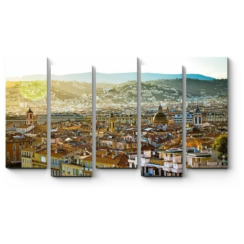 Модульная картина Панорама, Ницца, Франция140x81
