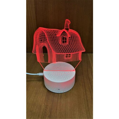 3D Светильник " Дом " №48