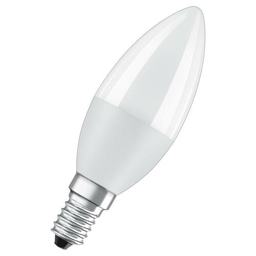 Лампа светодиодная LED 10 Вт E14 4000К 800Лм свеча 220 В (замена 75Вт) | код 4058075579187 | LEDVANCE (6шт. в упак.)