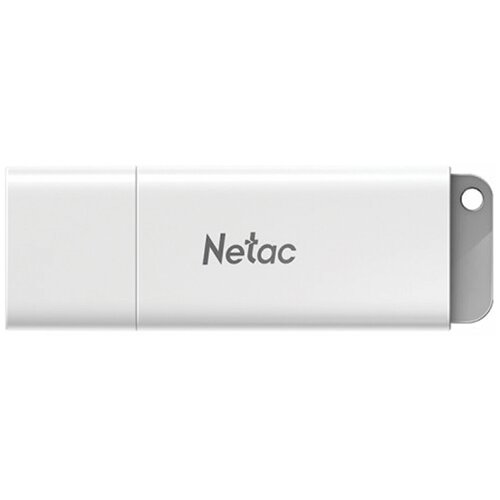 Флеш-диск 64 GB NETAC U185, USB 2.0, белый, NT03U185N-064G-20WH