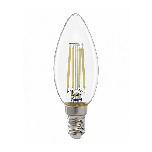 Лампа светодиодная филамент GLDEN-CS-12W-230V-E14-2700K (6шт.) General