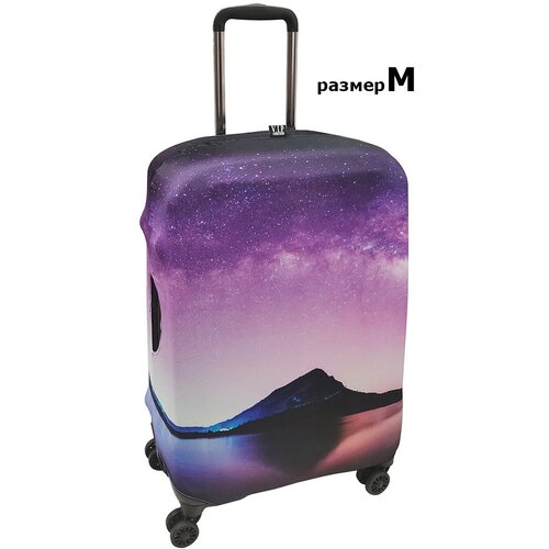 Чехол для чемодана Vip collection 2306_M, размер M, фиолетовый