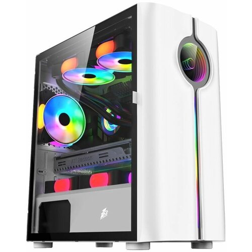 Системный блок Игровой компьютер (Intel Core i5-2300 (2.8 ГГц), RAM 16 ГБ, SSD 1024 ГБ, NVIDIA GeForce GTX 1050 Ti (4 Гб), Windows 10 Pro), белый