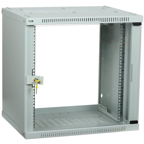 IEK LINEA WE ITK Шкаф LINEA WE 12U 600x650мм дверь, стекло серый LWE3-12U67-GF