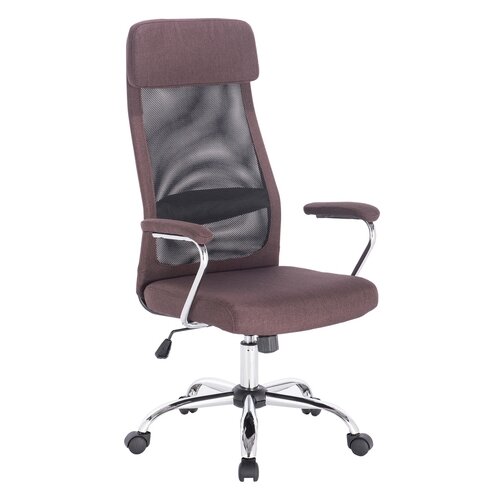 Компьютерное кресло Brabix Flight EX-540 для руководителя, обивка: текстиль, цвет: коричневый