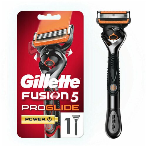 Бритвенный станок Gillette Fusion5 ProGlide Power + 12 сменных кассет Fusion5 ProGlide Power