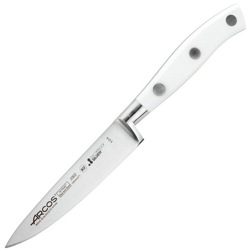 Нож кухонный стальной овощной 10 см ARCOS Riviera Blanca арт. 230224W