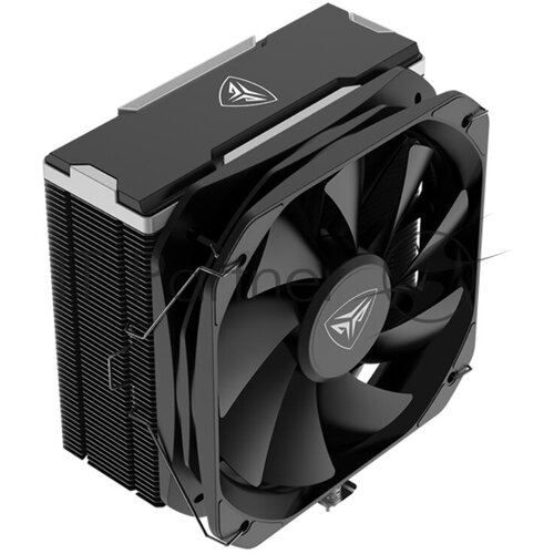 Кулер PCCooler K4 BK S115X/1200/1700/AM4/AM5 (20 шт/кор, TDP 230W, 130mm PWM FAN, 4 тепловые трубки 6мм, 400-1600RPM, 18-29dBa)