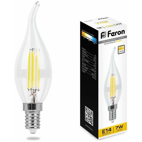 Светодиодная лампа FERON LB-167 7W 230V E14 2700K
