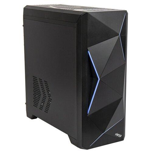 Hiper корпус CASE A68 черный без БП ATX 1x92mm 2xUSB2.0 1xUSB3.0 audio bott PSU