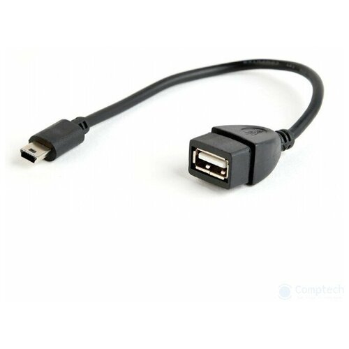 Кабель miniUSB 0.15м Bion BXP-A-OTG-AFBM-002 круглый черный