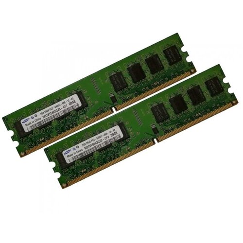 Оперативная память Samsung (2 ГБ x 2 шт.) DDR2 800 МГц DIMM CL6