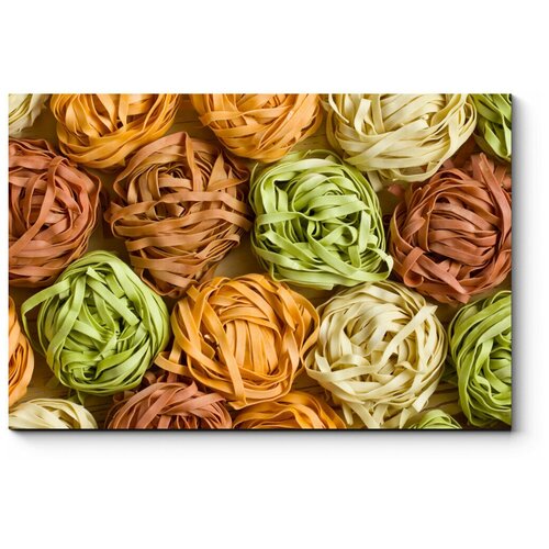 Модульная картина Разноцветная паста 90x60