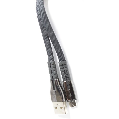Кабель micro USB "Mi-Digit" M50, в нейлоновой оплетке, усиленное соединение кабеля с коннектором, и